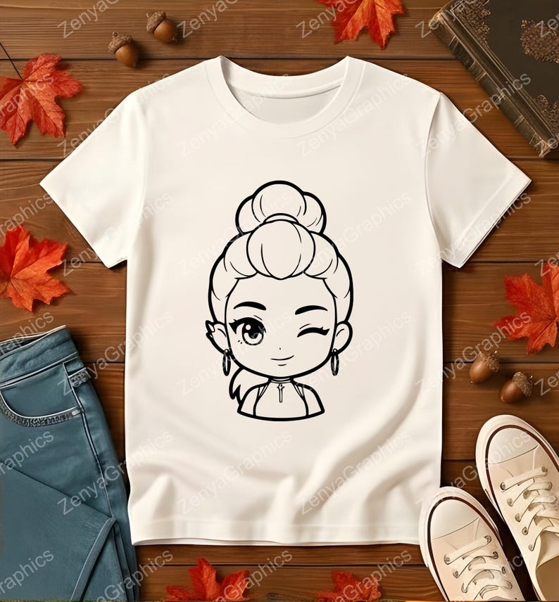 Kpop Demon Huntrix Rumi SVG PNG JPG | Cute Chibi Design for Crafting ...