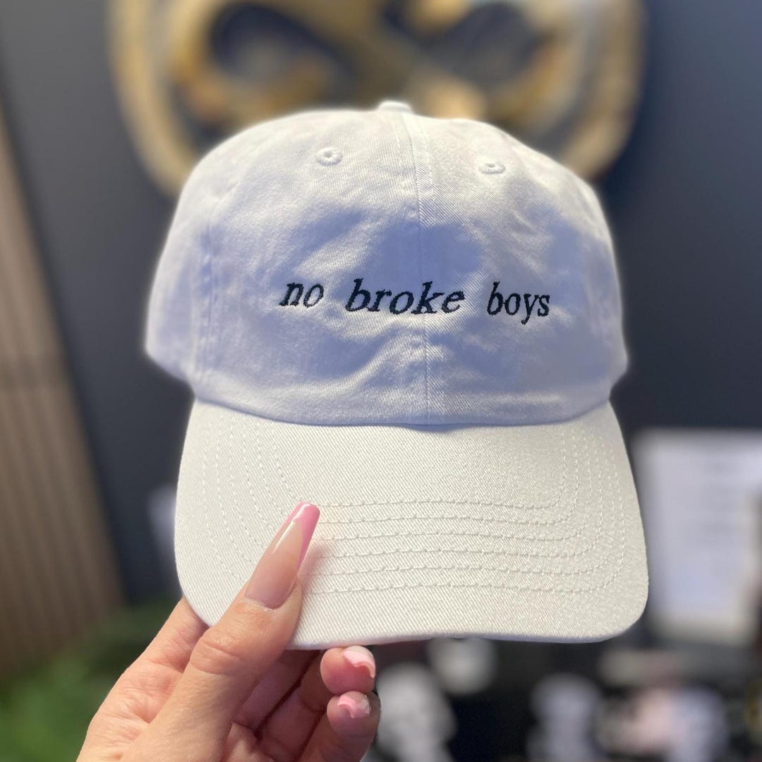 No Broke Boys Embroidered Dad Hat | Personalization | Gift | Birthday ...