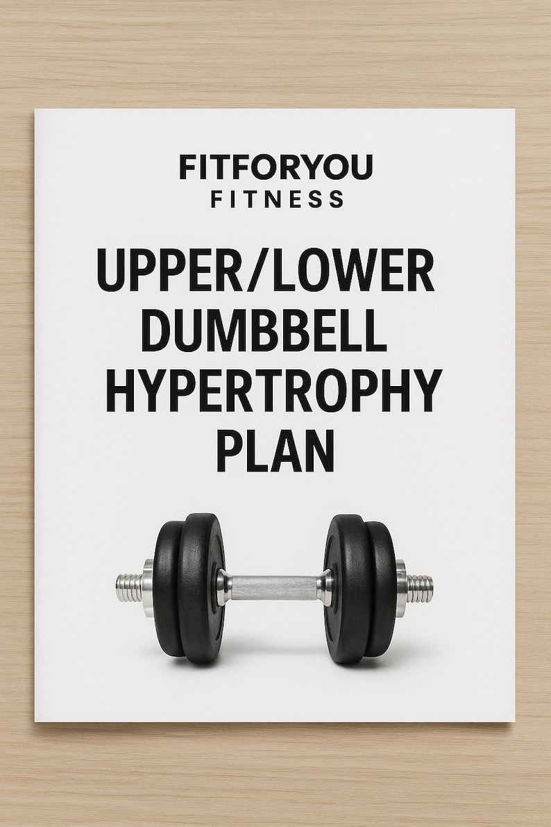Upper/lower Dumbbell Hypertrophy Workout Plan – 4-day PDF Split for ...