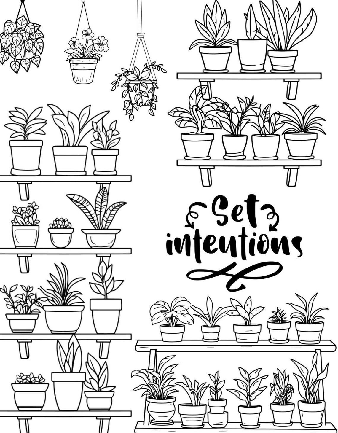 Mental Health & Self-care Coloring Pages Bundle | 15 Printable Positive ...