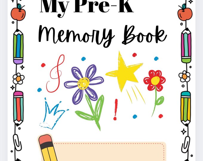 Preschool Memory Book - Etsy