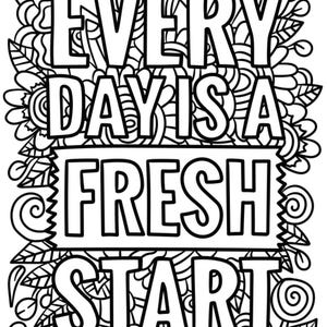 Mental Health & Self-care Coloring Pages Bundle | 15 Printable Positive ...