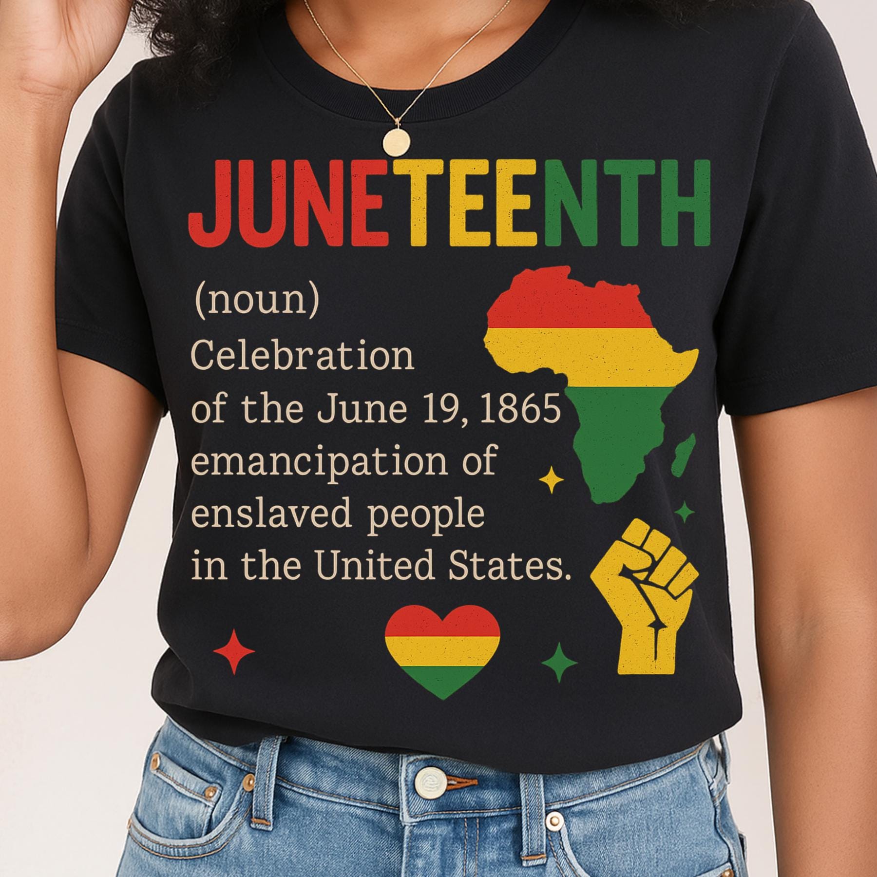 Juneteenth Definition PNG – Emancipation Day Clipart, Hand-drawn Black ...