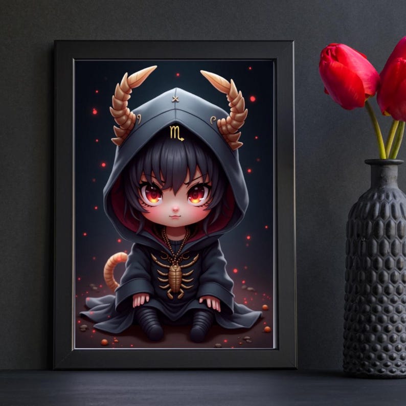 Chibi Zodiac Kids Printable Art Bundle – All 12 Astrology Signs | Cute ...