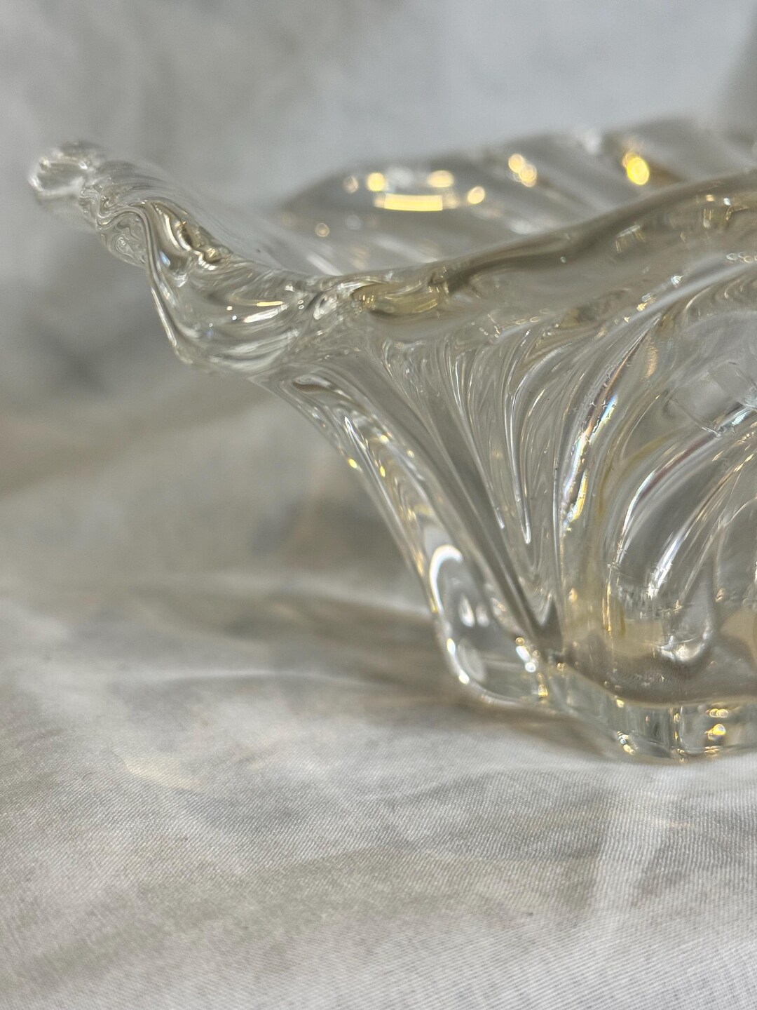 Mikasa Crystal Belle Epoque Swirl Decorative Bowl - Etsy