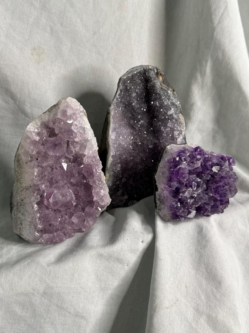 Amethyst Cut Base Clusters (choose by Letter) - Etsy