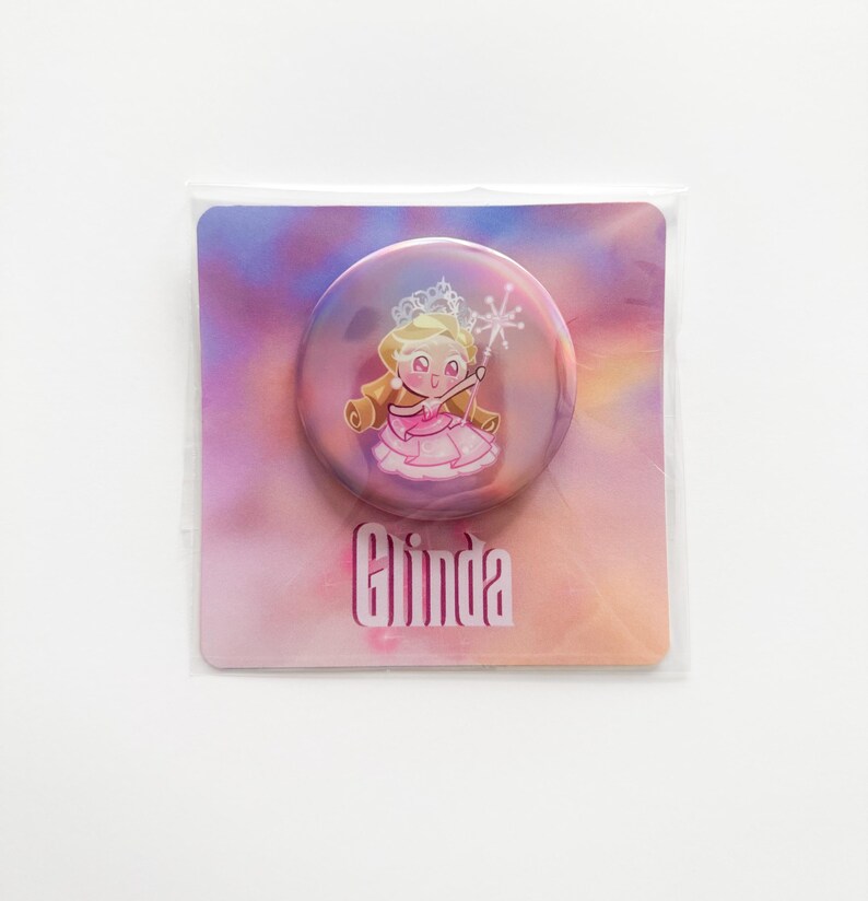 Glinda Holographic Bubble Pin, From the Movie Wicked. Size 2.25 in (58 ...