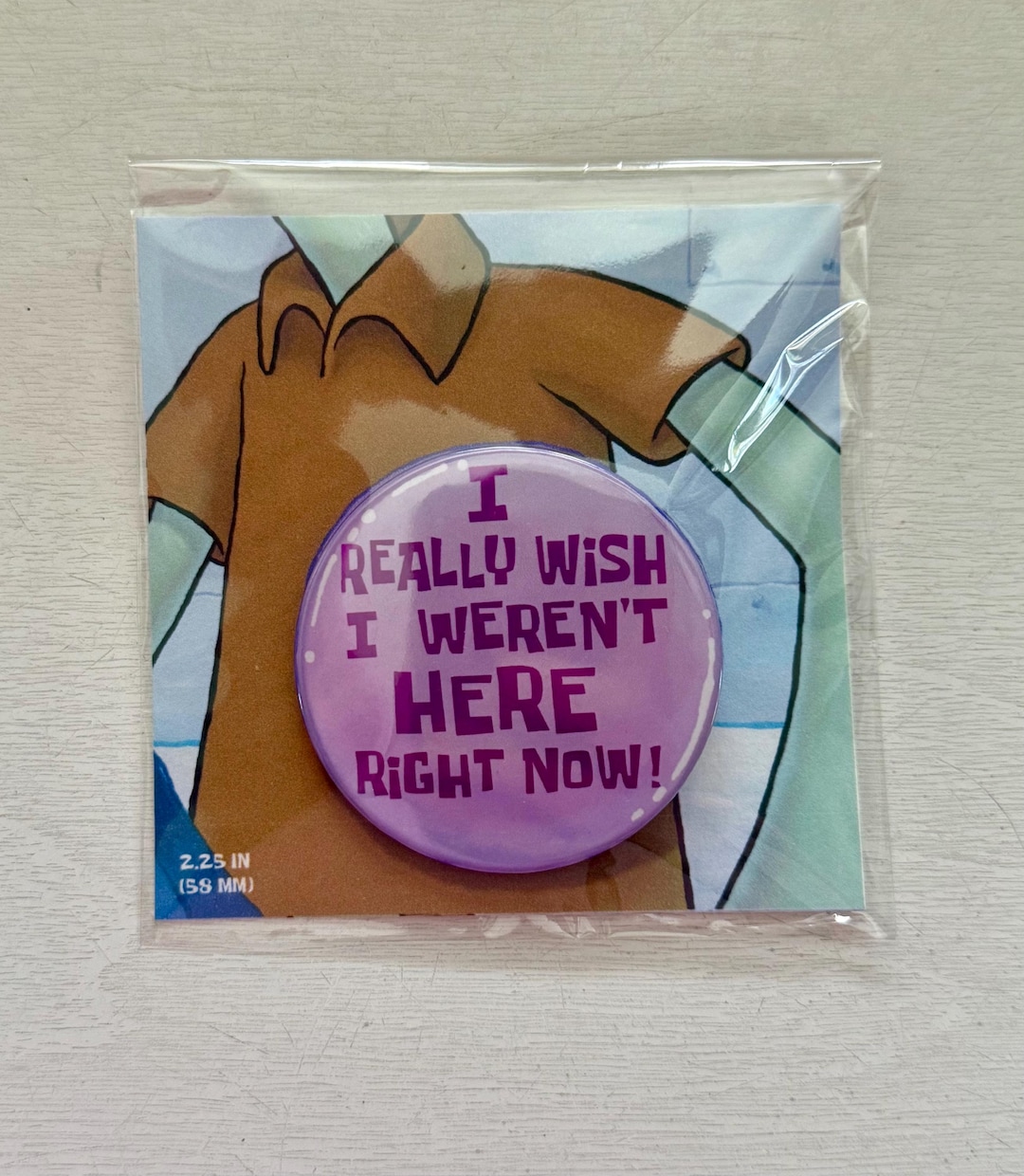 Squidward Pin: I Really Wish I Weren’t Here Right Now! (2.25 IN) - Etsy