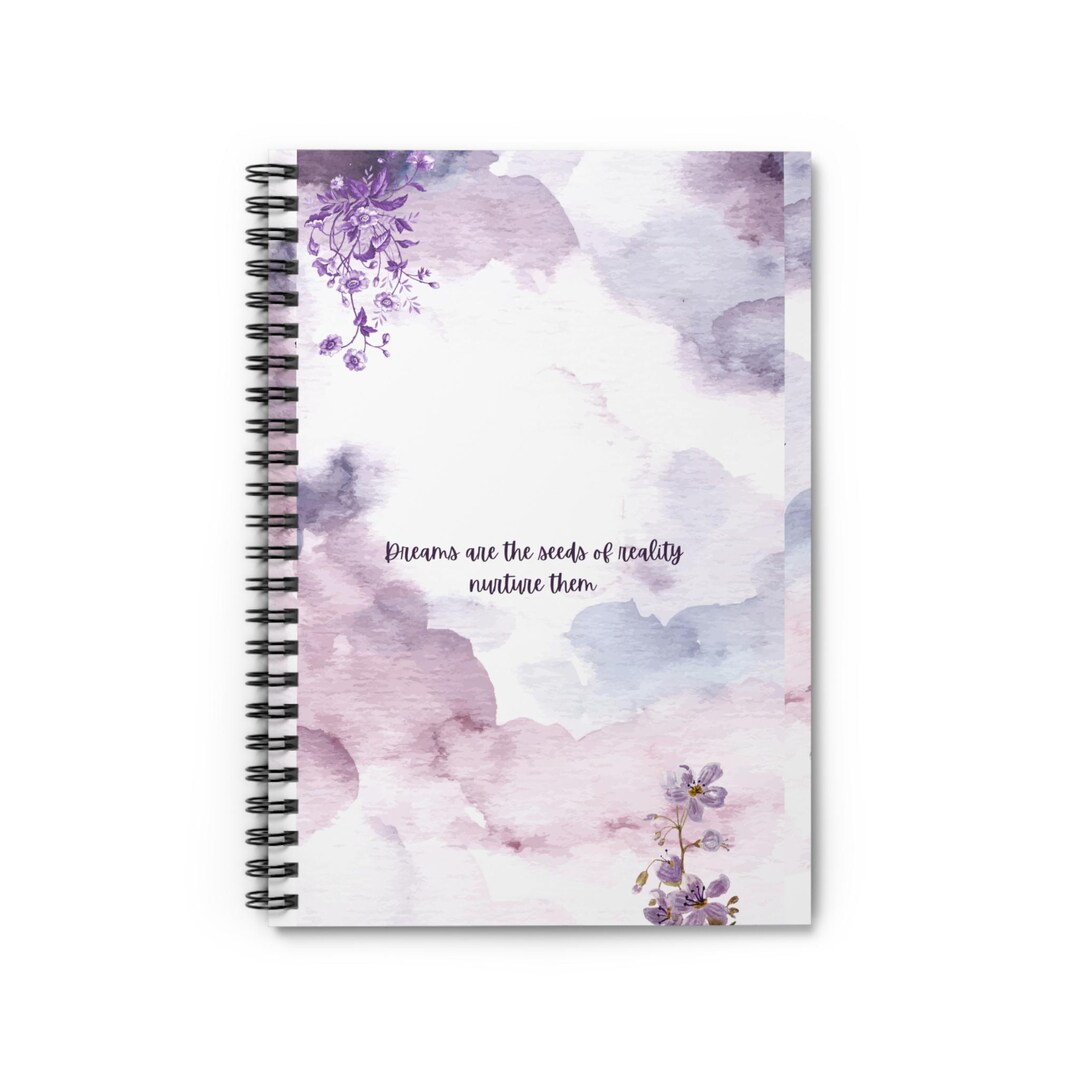 Dreamy Floral Spiral Notebook - Perfect for Journaling, Gift for ...