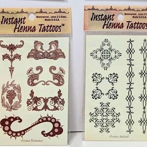 Y2K Henna Tattoo Set: Wild Fish Designs Vintage Body Art - Etsy