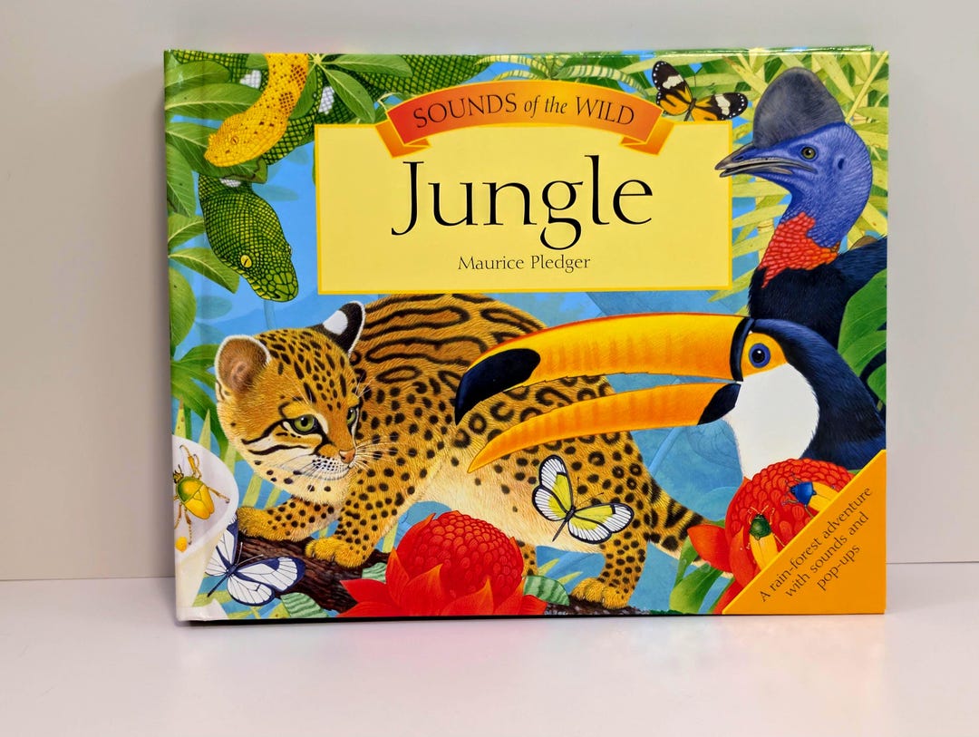 Pop up Book Sounds of the Wild - Jungle (hardback) Book Creates Nature ...