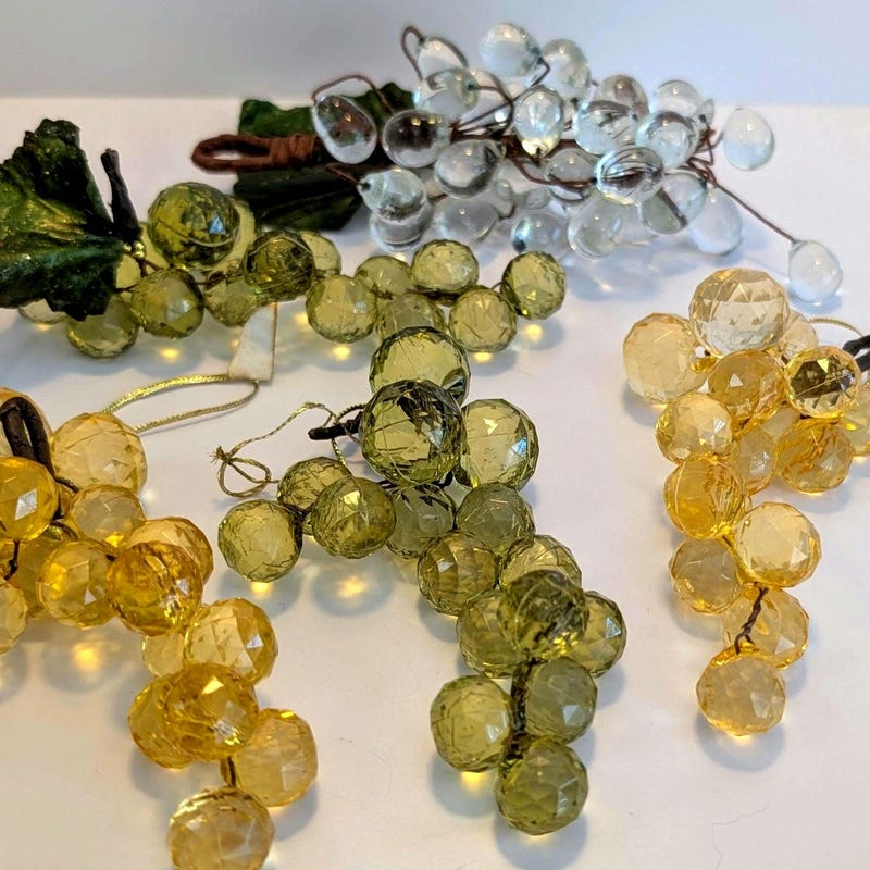 Lucite Grape Cluster - Etsy