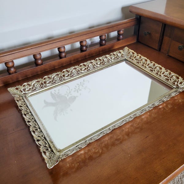 Antique Vanity Trays - Etsy