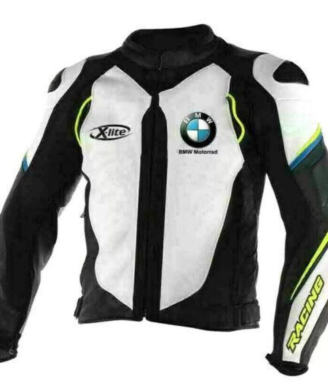 BMW Tyco Motorcycle Racing Jacket: Cowhide Leather Biker Jacket - Etsy