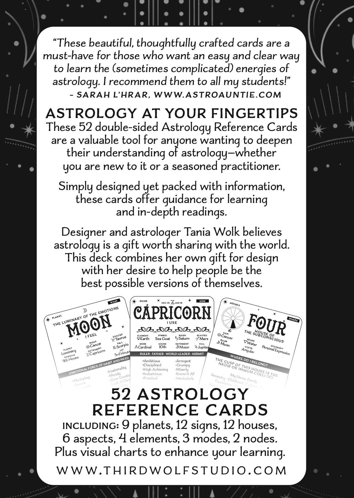 Astrology Reference Cards. the Best Astrology Deck, EVER. - Etsy