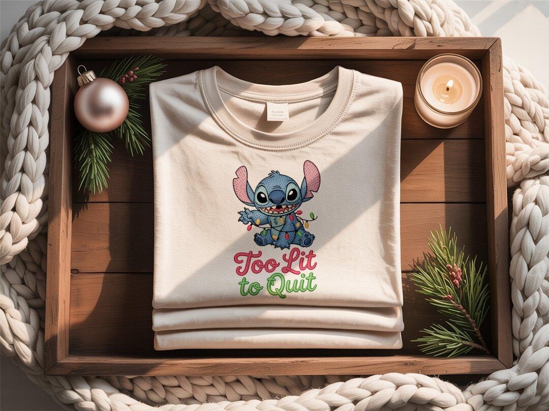 Playful Alien 'too Lit to Quit' T-shirt (digital Download) - Etsy