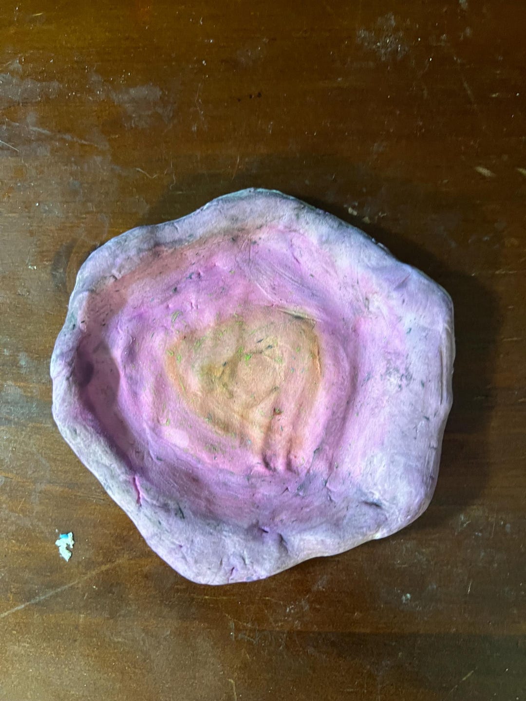Puple Clay Plate - Etsy