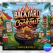 Backyard Cookout Flyer, Summer BBQ Party Invitation (canva Template) - Etsy