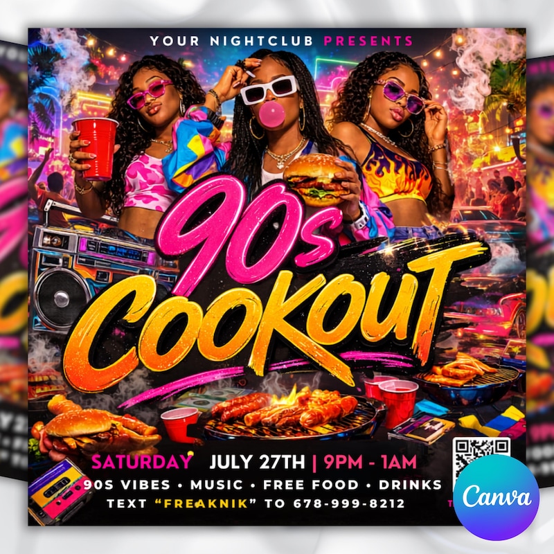 90s Cookout Party - Etsy