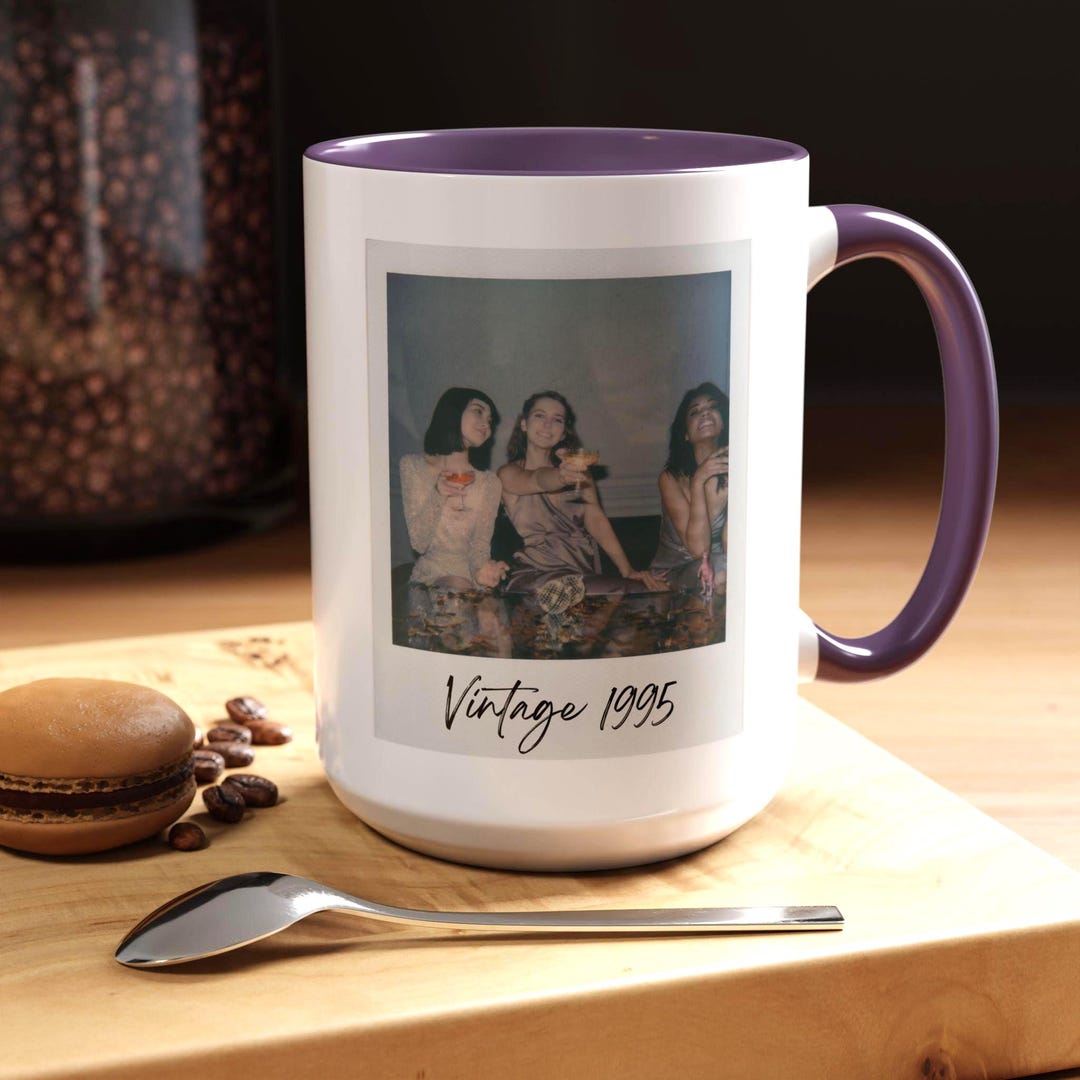 Custom 90s Photo Mug, Custom Vintage Trendy 90s Mug, Custom 90s ...