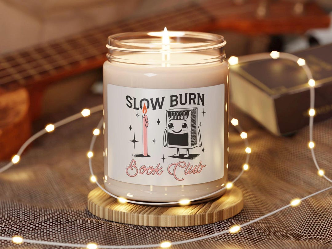 Slow Burn Book Club Candle, Cute Matchbox Candle - Etsy