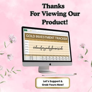 Gold Tracker Spreadsheet Template: Google Sheets Investment Tool - Etsy