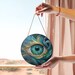 Mystical All Seeing Eye Stained Glass, Spiritual Eye Ornament Stained ...