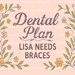 Dental Plan Lisa Needs Braces Printable Wall Art – Funny the Simpsons ...