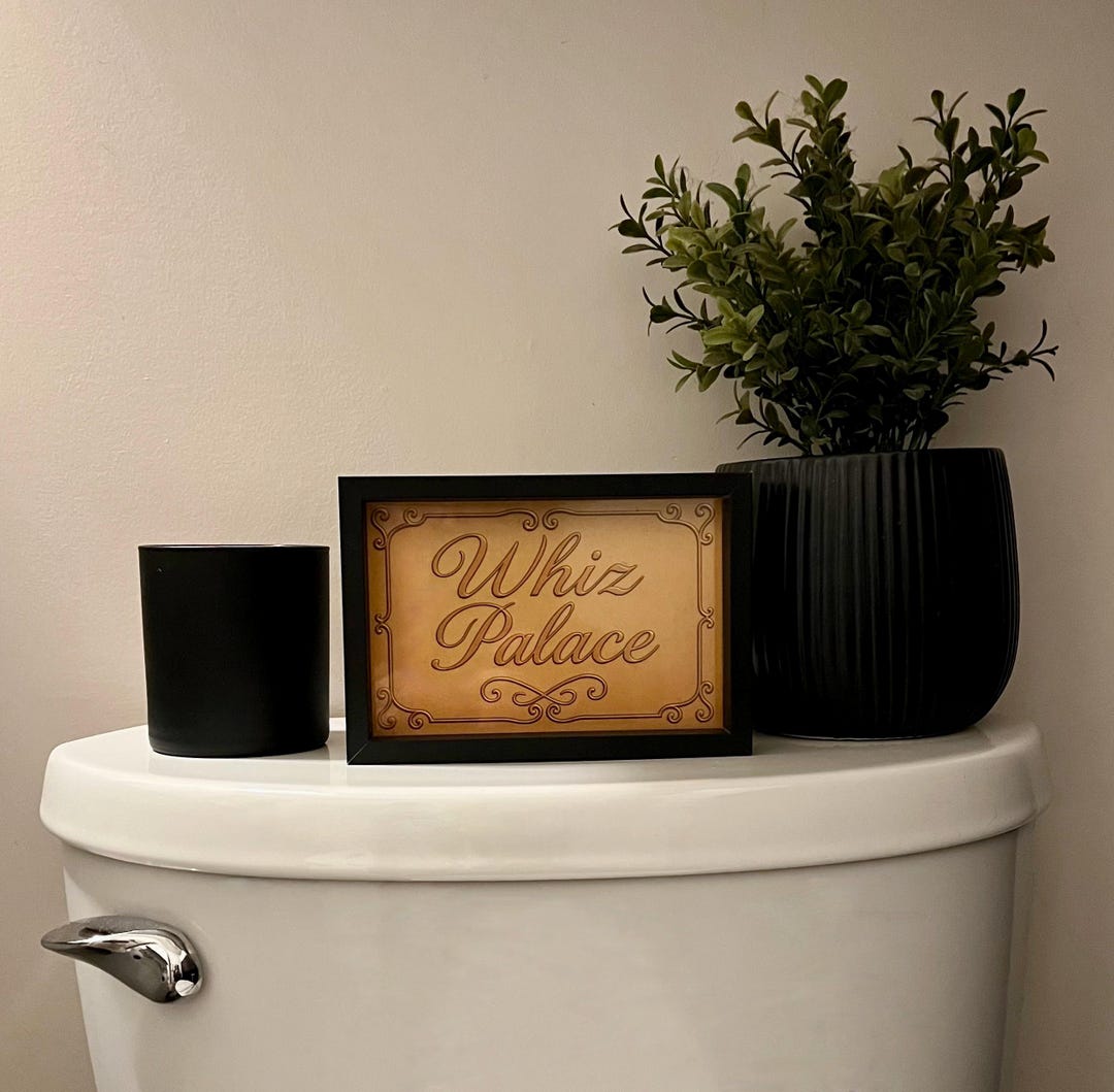 Whiz Palace Bathroom Wall Art | Funny Parks and Rec Printable Sign ...