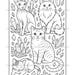 Mystical Cats and Crystals Coloring Pages: Witchy Art (digital Download ...