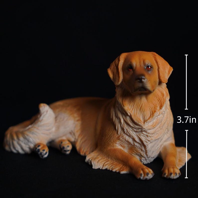 Golden Retriever Dog Model - Hand Painted Sculpture |provide Photos and ...