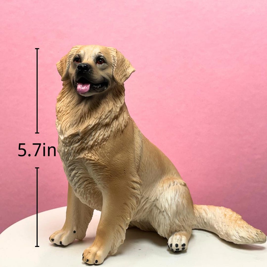 Golden Retriever Model Sculpture. Custom Dog Model Based on Photo ...