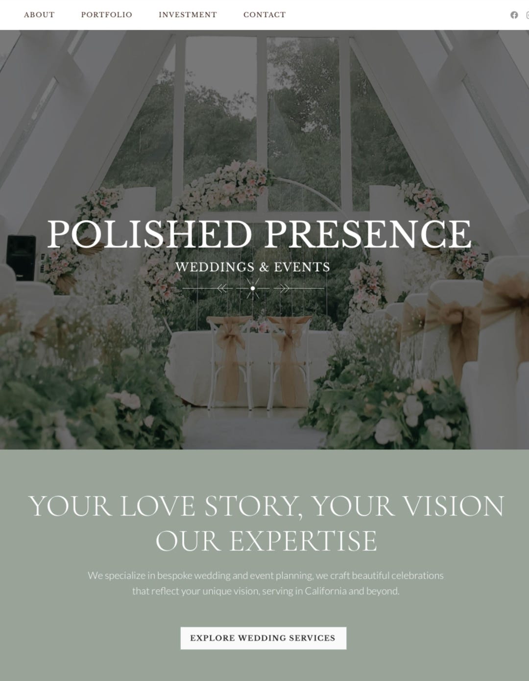 Wix Website Template for Wedding Planners | Event Planners Includes ...