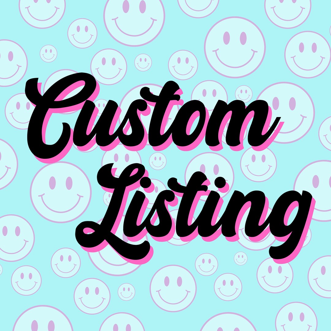 Custom Listing for Carryl - Etsy