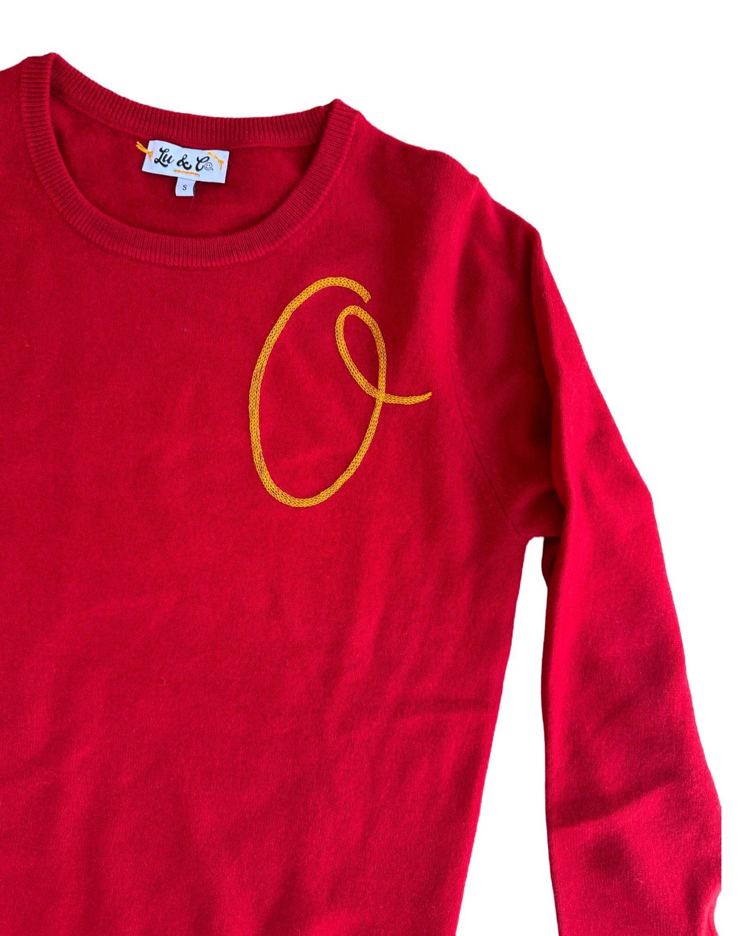 Oversized Monogram Cashmere Sweater | 100% Cashmere | Freehand ...