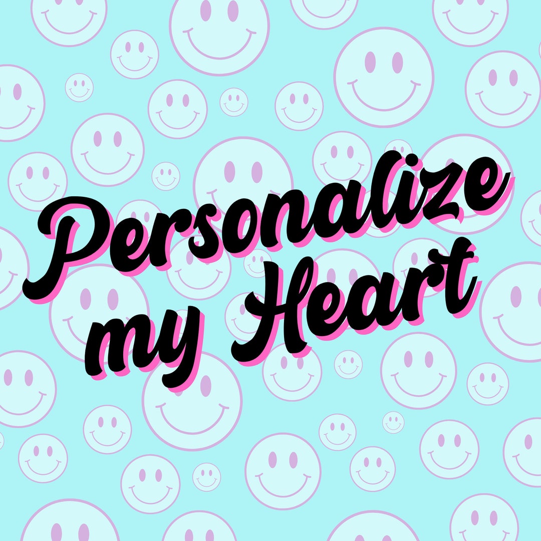 PERSONALIZE MY HEART - Etsy