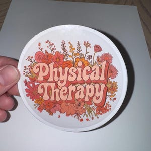 Physical Therapy Sticker | PT Sticker | Physical Therapist Sticker - Etsy