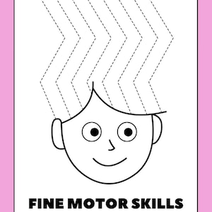 Fun Scissor Fine Motor Worksheet - Etsy