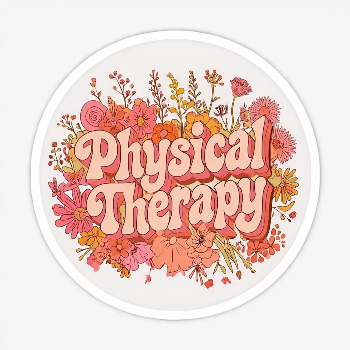 Physical Therapy Sticker | PT Sticker | Physical Therapist Sticker - Etsy