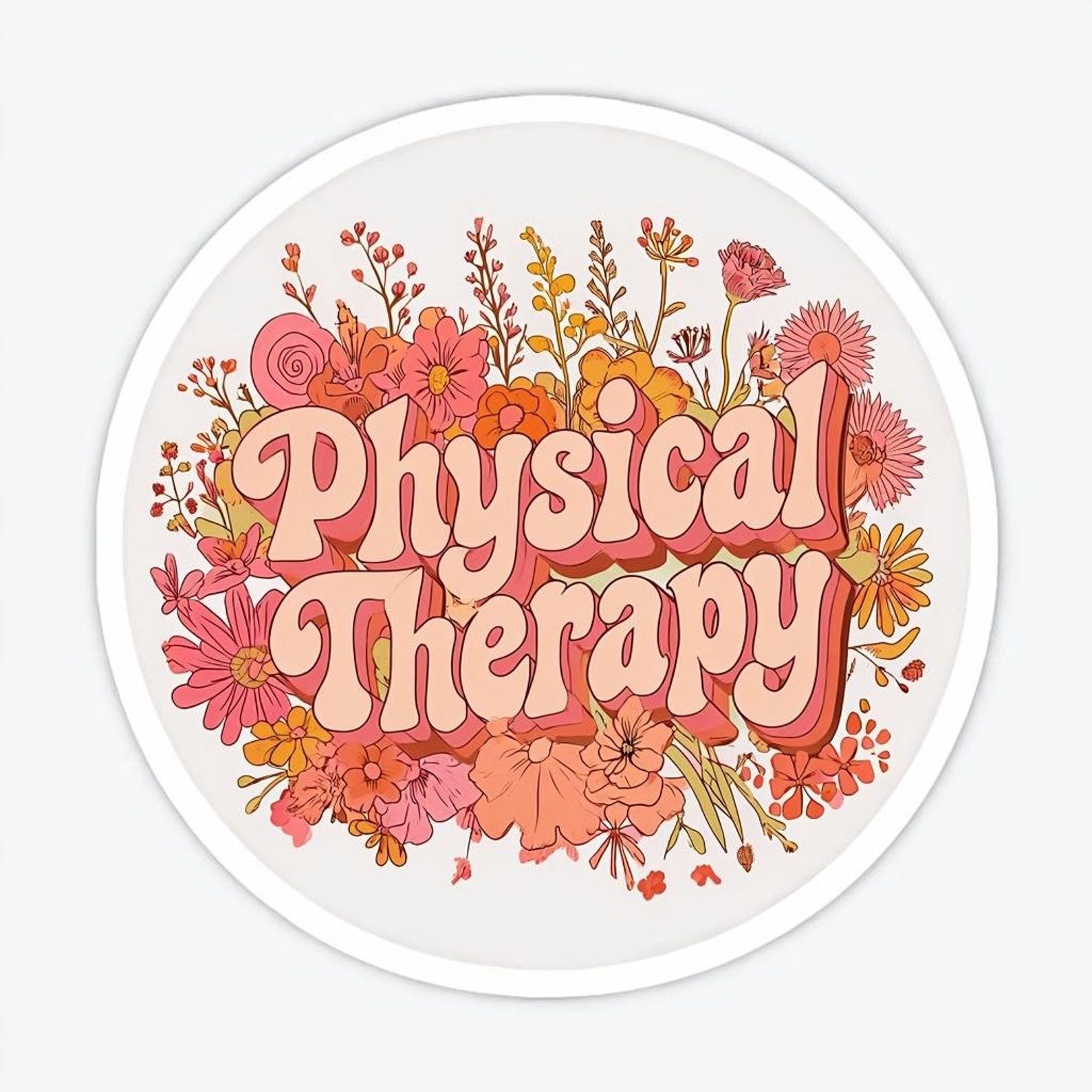 Physical Therapy Sticker | PT Sticker | Physical Therapist Sticker - Etsy