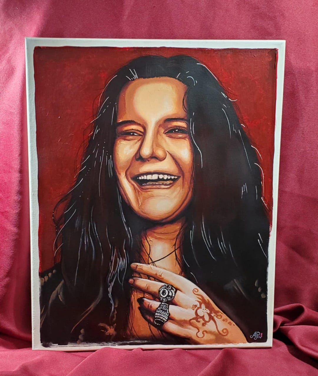 Original Janis Joplin Painting – Acrylic Pop Art on Canvas - Etsy