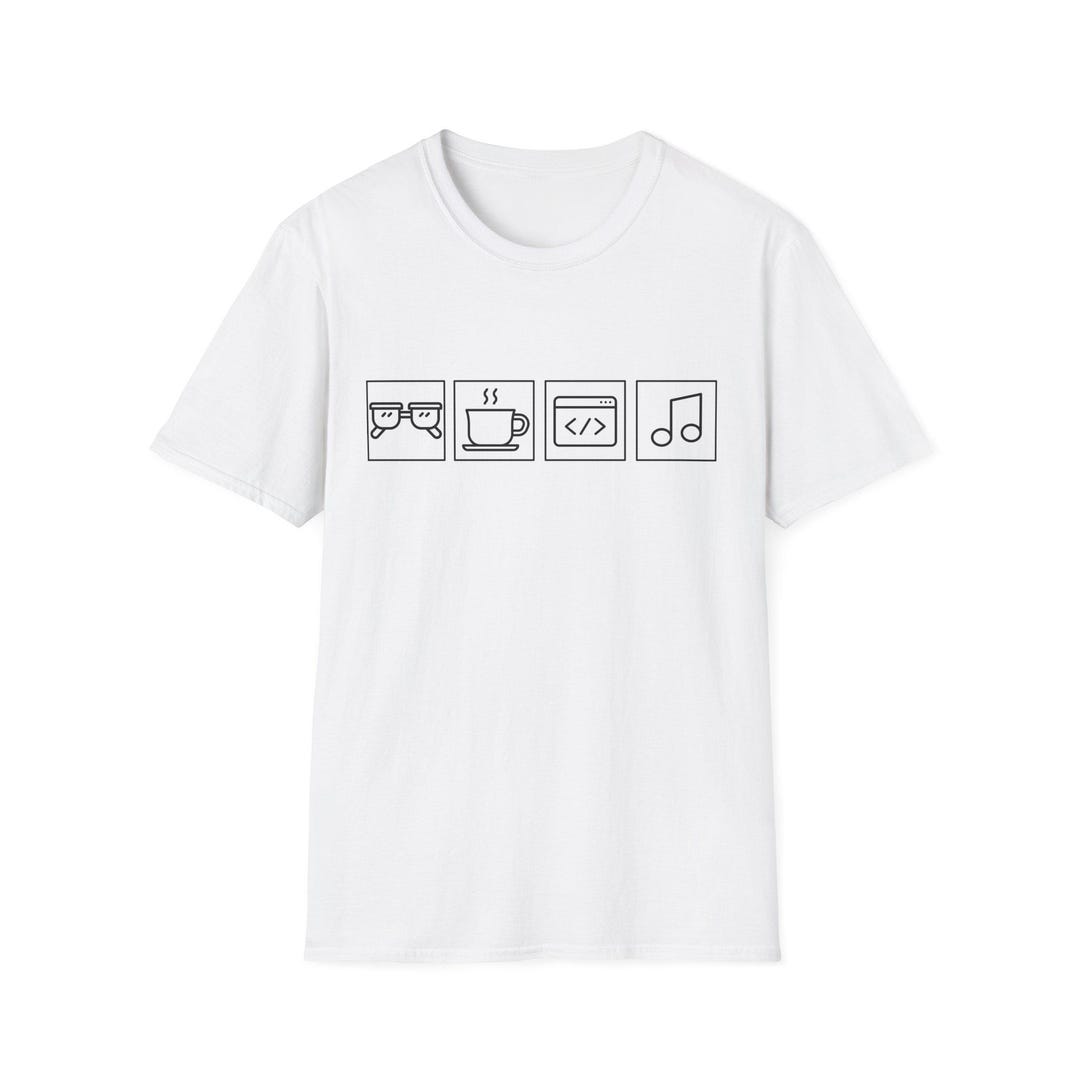 Geeky Icons Softstyle T-shirt: Tech Lover Gift - Etsy