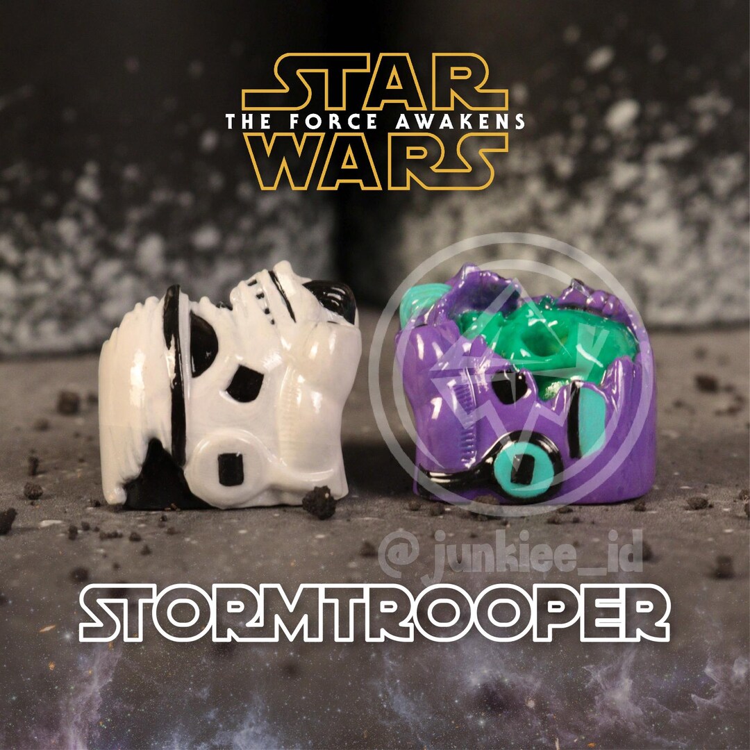 Stormtrooper Artisan Keycaps Star Wars Keycaps Galaxy Mecha Based Movie ...