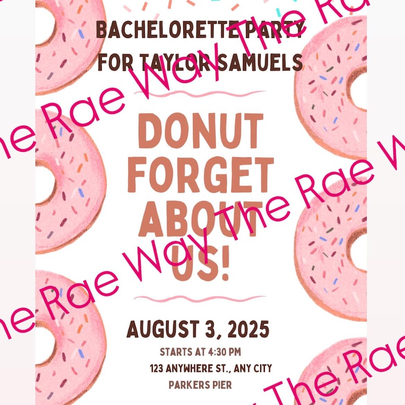 Donut Forget Us - Etsy