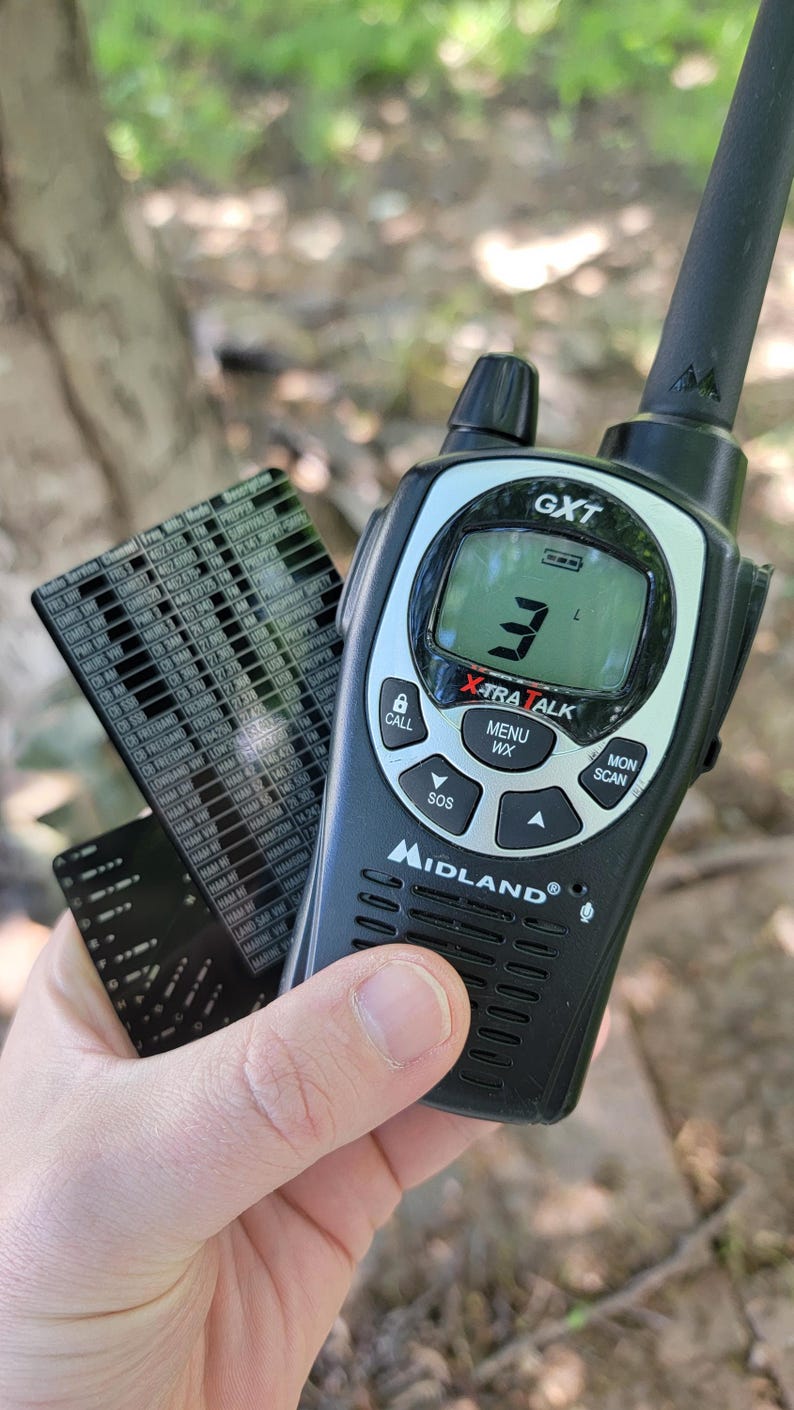 SHTF Emergency Radio Protocol Card for Tactical Preppers - Etsy