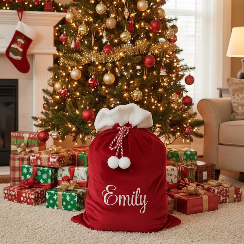 Large Santa Sack - Etsy