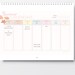 Coastal Summer Weekly Planner | Printable PNG | Pastel Beach Calendar ...