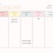 Coastal Summer Weekly Planner | Printable PNG | Pastel Beach Calendar ...