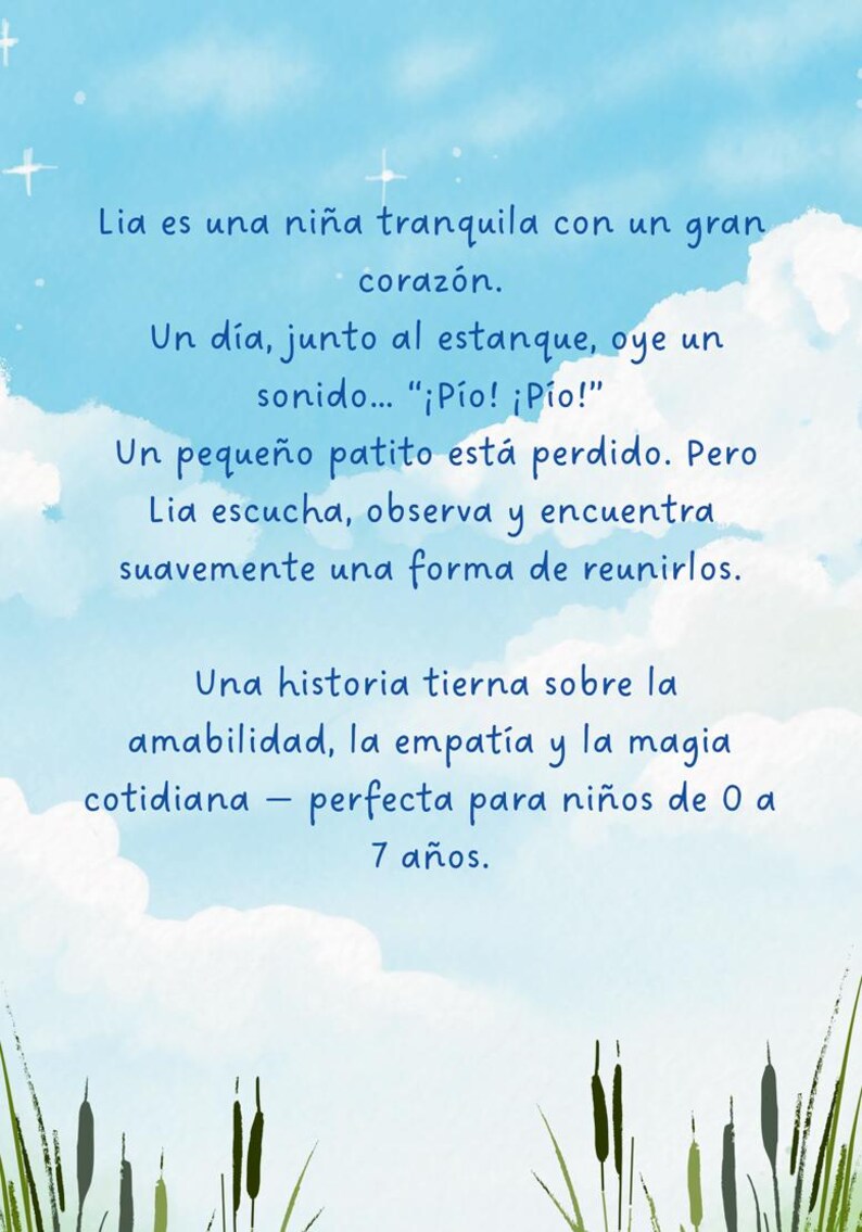 Lía Y El Patito Perdido – Cuento Infantil Imprimible | Spanish Kids ...