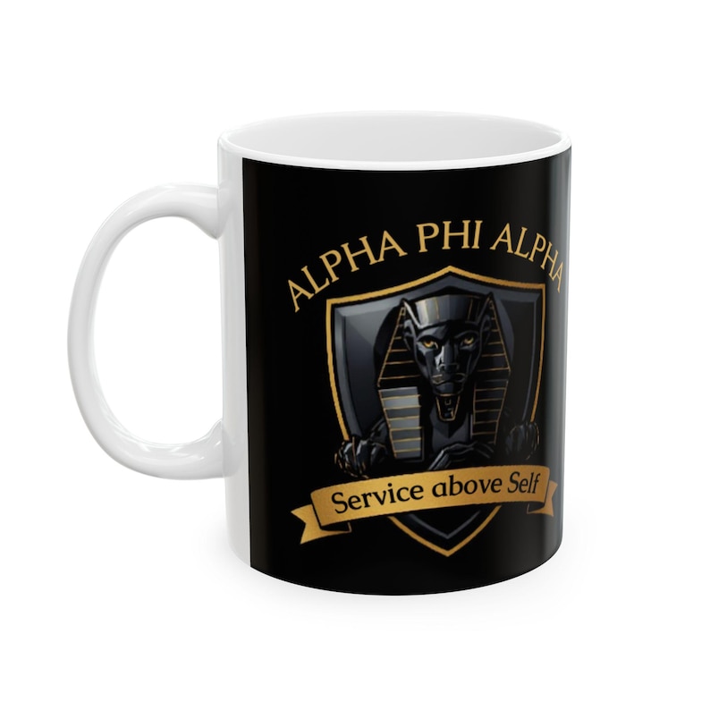Alpha Phi Alpha Mug | Fraternity Crest Ceramic Coffee Cup - Etsy
